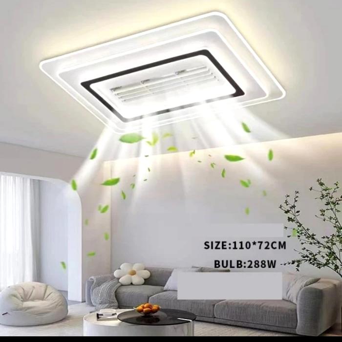 Promo Lampu gantung plafon kipas angin ceiling fan minum modern LED ...