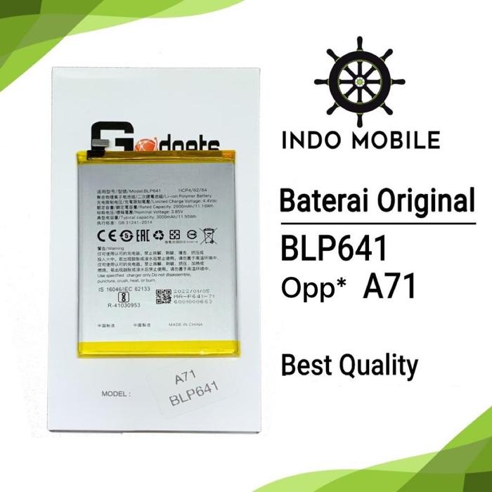 Jual BATTERY BLP641 BLP 641 OPPO A71 ORIGINAL - Jakarta Barat - indo ...