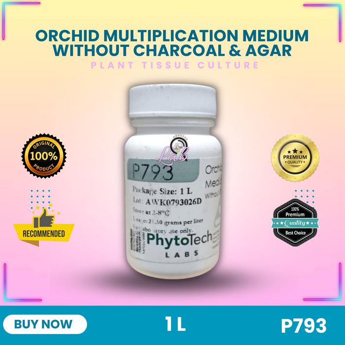 Jual Orchid Multiplication Medium Without Charcoal and Agar, 1 Liter ...
