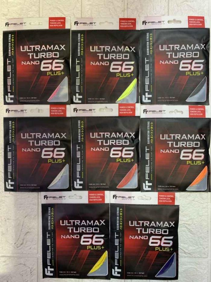 Jual Felet Badminton String [Ultramax Turbo Nano 66 Plus+] - Kab ...