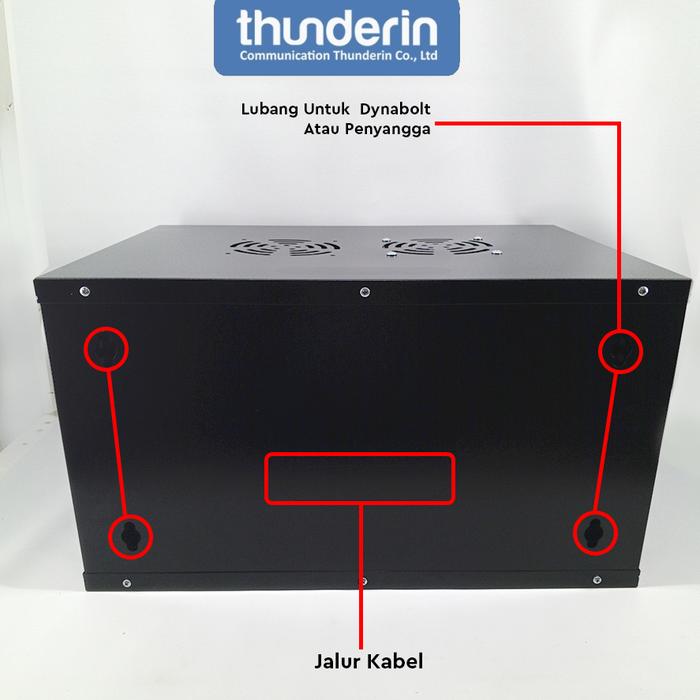 Jual Wallmount Rack Server 6u. Rack Server Ukuran 6u - 2 Fan Di Seller ...