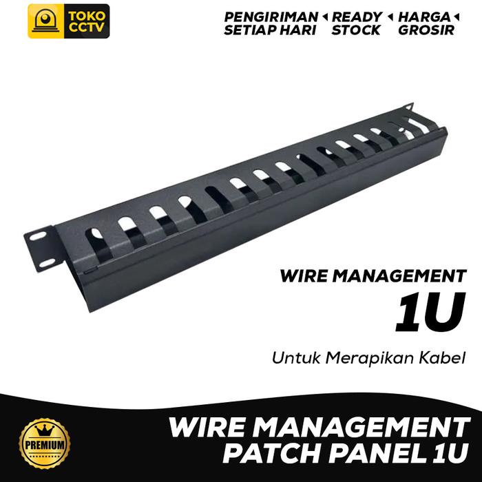 Jual Cable Wire Management 1u/jalur Kabel Rak Server Di Seller Velvet ...