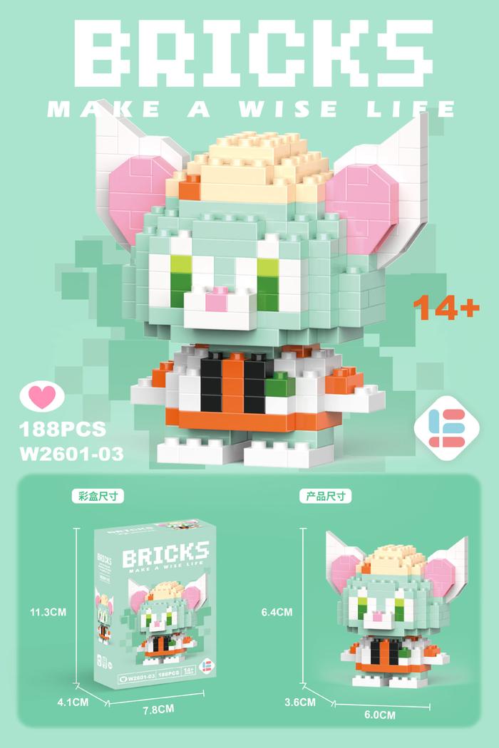 Promo Nano Block Model Karakter Mainan Balok Bricks Disney Sanrio ...