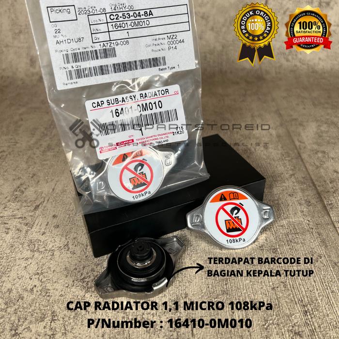 Promo TUTUP RADIATOR 1,1 AVANZA INNOVA YARIS RUSH GRANDMAX TERIOS ...