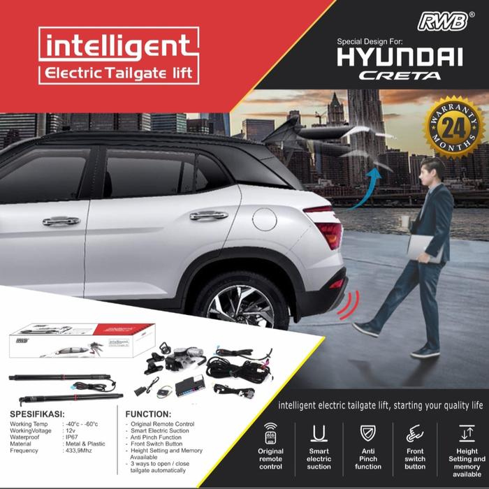 Jual RWB - Power Back Door Electric Tailgate Hyundai Creta + Kick ...