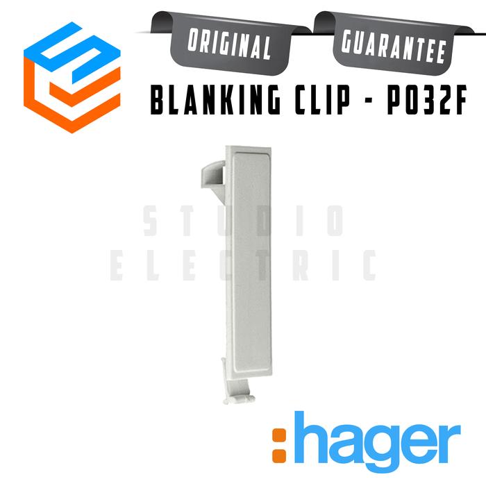 Jual Hager Blanking Clip P032F 1 Module Blank Plat Klip Box MCB ...