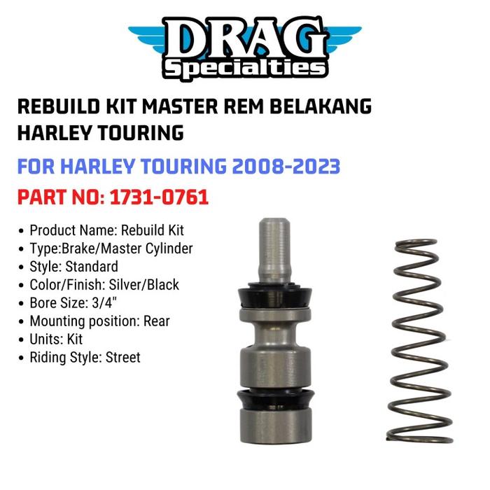 Jual REBUILD KIT MASTER REM BELAKANG HARLEY TOURING FOR HARLEY 1731 ...