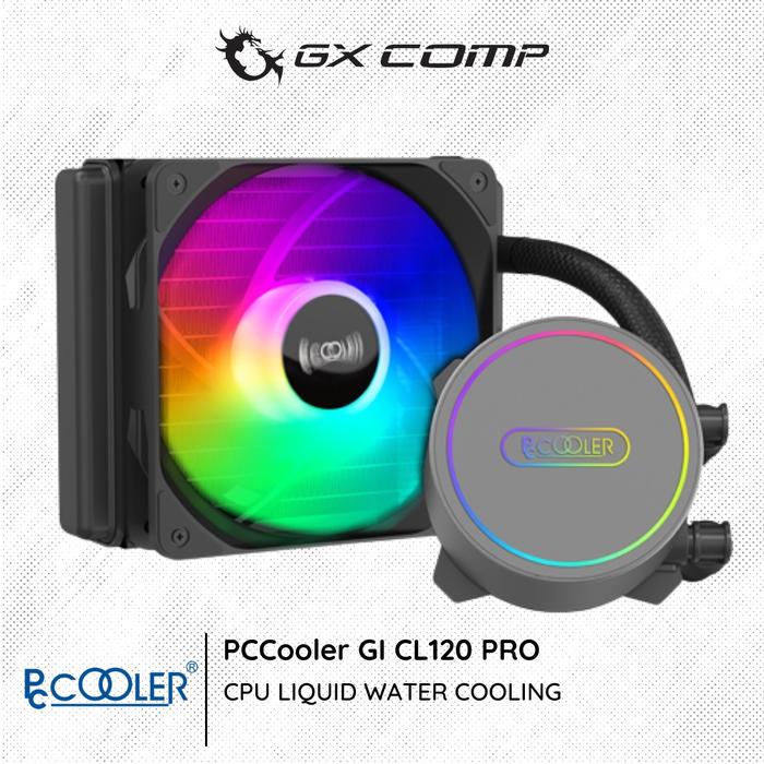 Promo PCCOOLER GI-CL120 PRO CPU Liquid | Water Cooling TDP 150W Cicil 0 ...