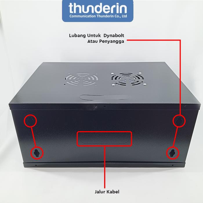 Jual Wallmount Rack Server 4u. Rack Server Ukuran 4u - 53x40x21 1 Fan ...