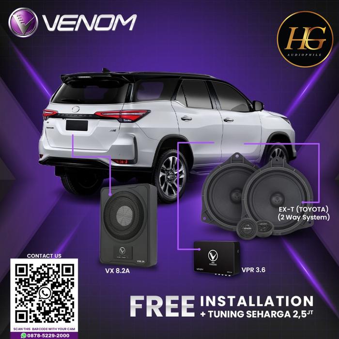 Jual Venom Express Toyota Fortuner Paket Audio Mobil Gratis Pasang ...