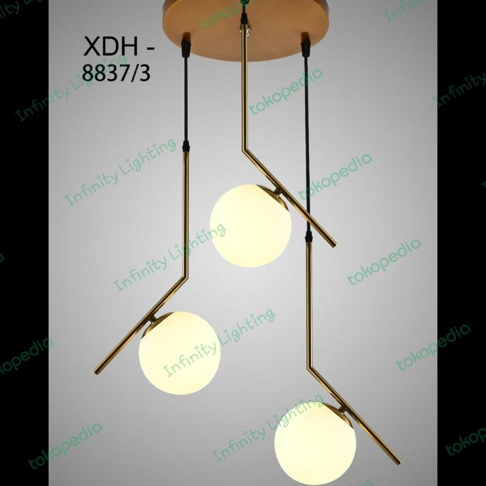 Jual LAMPU GANTUNG MINIMALIS HIAS 3 LAMPU L SHAPE - Jakarta Pusat ...