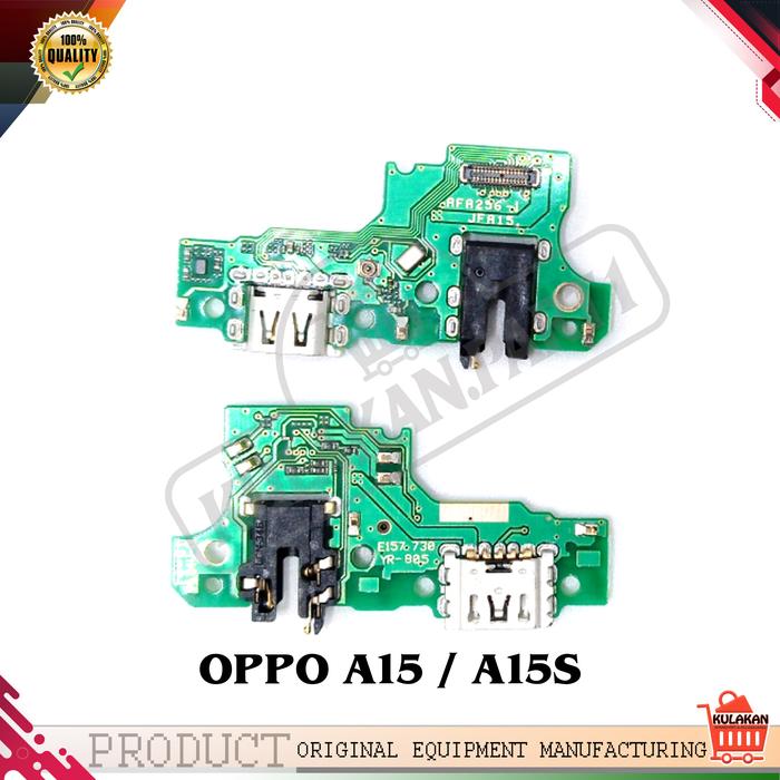 Jual PAPAN PCB CAS KONEKTOR CAS OPPO A15 / A15S CONNECTOR CHARGER OPPO ...