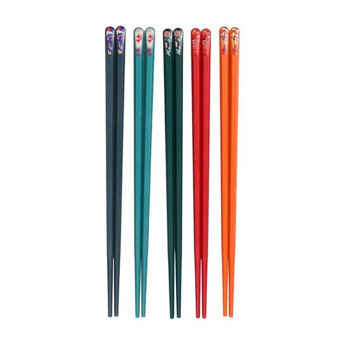 Jual 5 in 1 Japanese Chopstick Sumpit Makan Model Jepang 5 Pasang ...