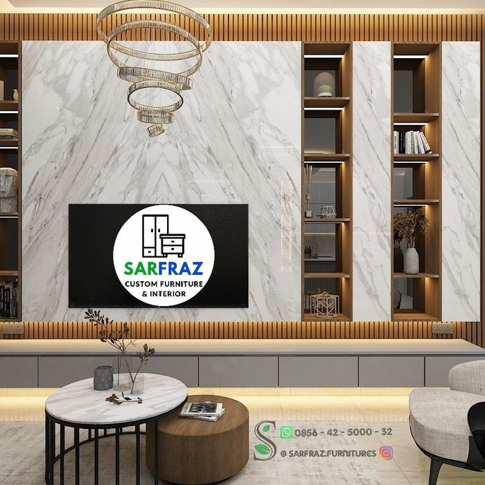 Jual Interior design & build. Backdrop tv pvc board - Kota Surabaya ...