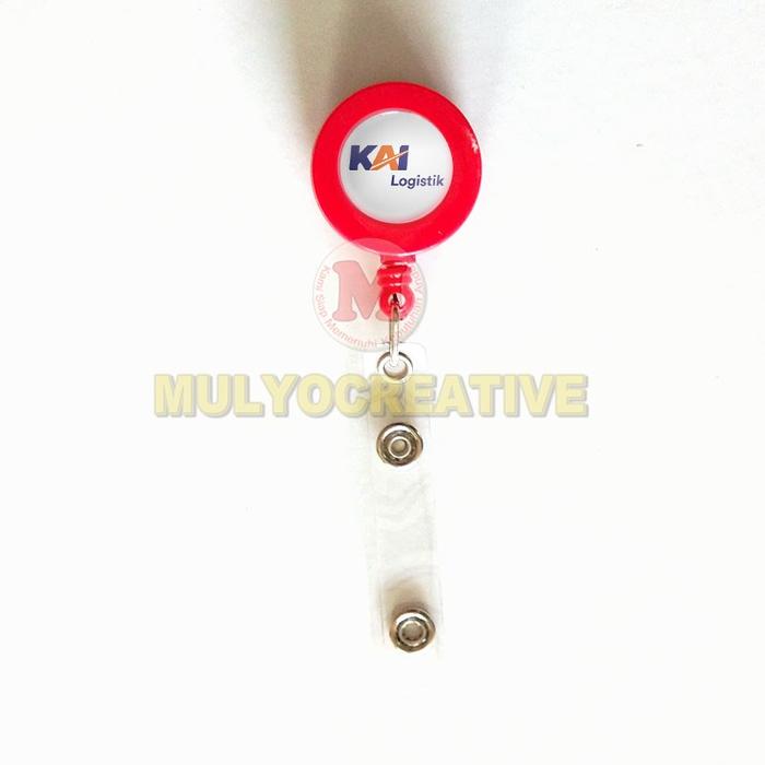 Jual ID Card Yoyo KAI Logistik Gantungan ID Card Holder Logo KAI ...