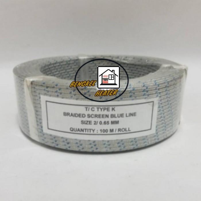 Jual Kabel Extension Thermocouple Type K 2 x 0,65 mm, Harga Per 1 Meter ...