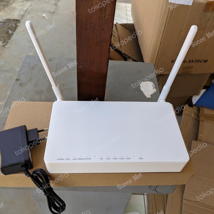 Jual BARU ONT EPON ONU ZTE ZXHN F460 V6 ANTENA ACCESS POINT WIRELESS ...