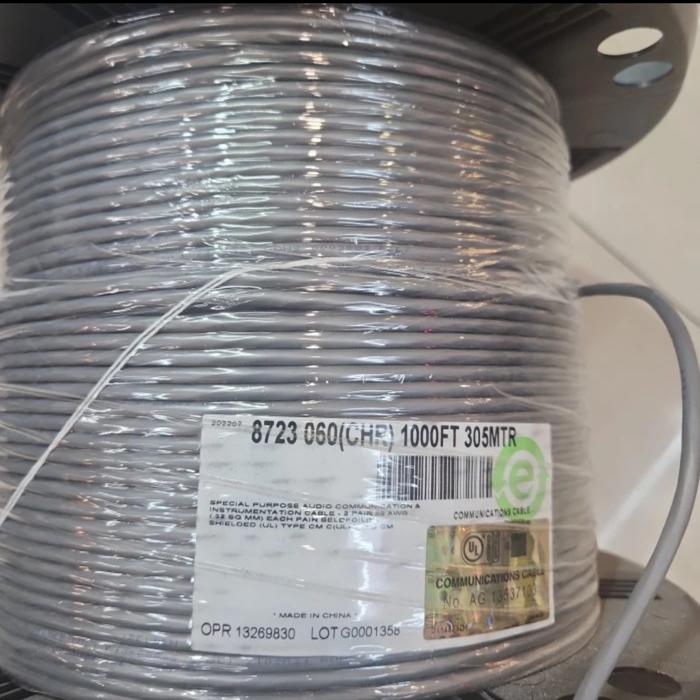 Jual Kabel Belden 8723 Shieled Cabel 2 Pair 22 Awg 305m 1000feet ...