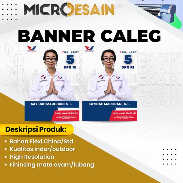 Jual Banner/Spanduk/Baliho Caleg Murah 60x80 - Kota Depok - Micro ...