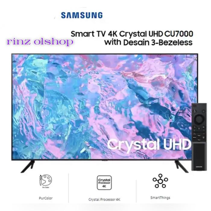 Promo LED TV SAMSUNG 65CU7000 SMART TV UHD 4K CRYSTAL UA65CU7000KXXD Cicil 0% 3x - Jakarta Utara ...