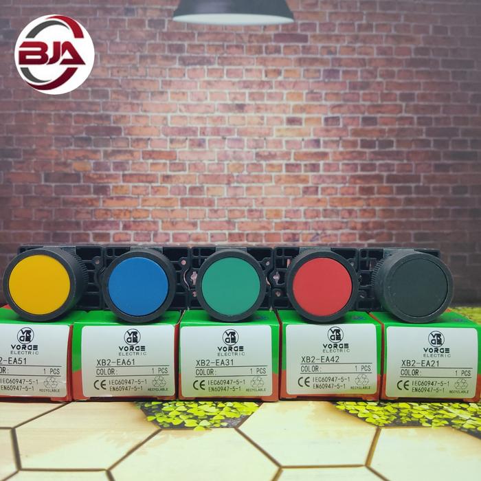 Jual Push button Merah, Kuning, Hijau, biru, hitam Fort 22mm - Jakarta ...