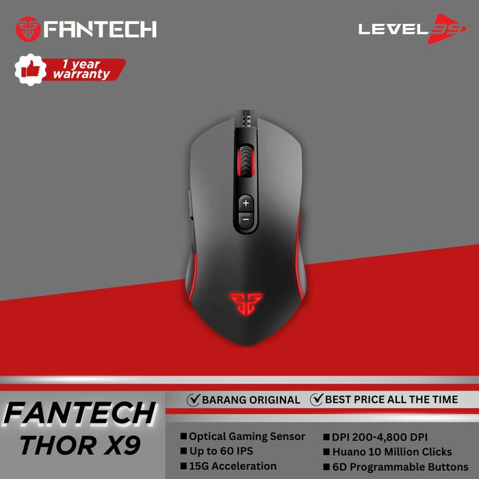 Jual Fantech X9 THOR Standart Macro Gaming Mouse - Kota Surabaya ...