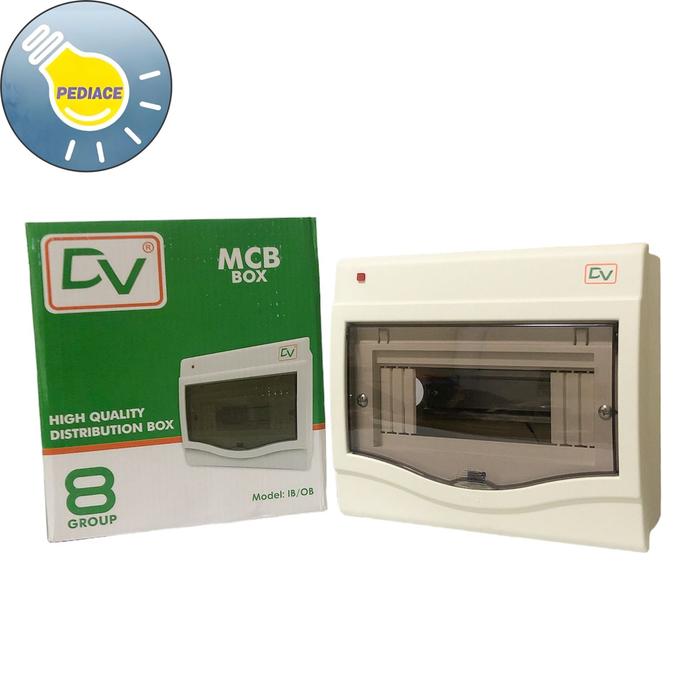 Jual Box MCB 8 Group Inbow Outbow DV MCB Box DB8 Lampu Indikator - Kab ...