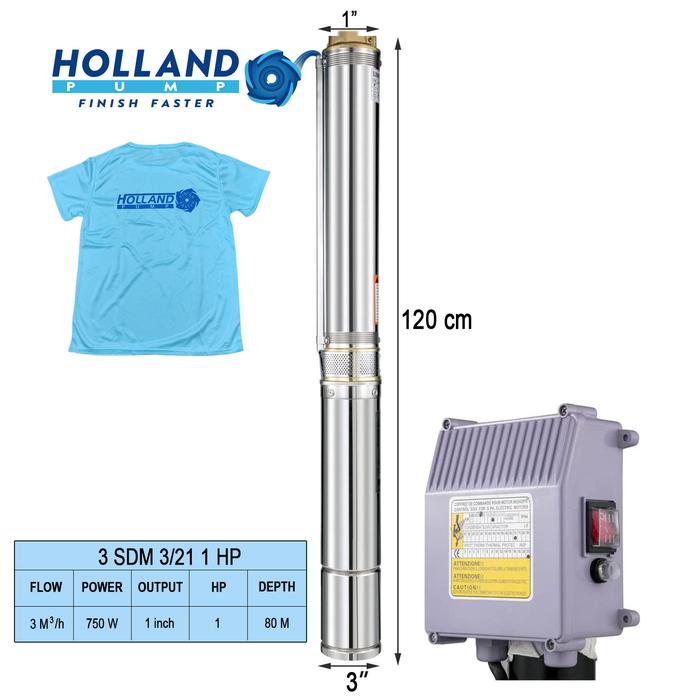 Promo Pompa Celup Sumur Dalam Holland Submersible Pump 3 inch 1 hp 750 ...
