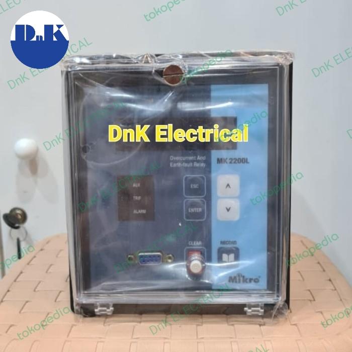 Jual Combined Overcurrent & Earth Fault Relay MIKRO MK2200L-240AD/MK ...