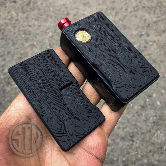 Jual Dotaio V2 Panel Dotmod Aio 3mm Hitam Matte Motif Wood Engraving ...
