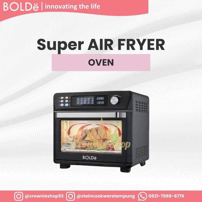Jual BOLDe SMART AIR FRYER OVEN 3 IN 1 - Oven Digital - Cube Airfryer - Kota Bandar Lampung ...