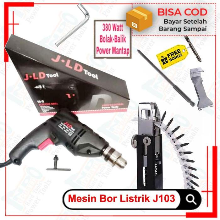 Jual Mesin Bor Ngebor Kayu Paku Tembak Baut Listrik Kayu Besi Baja ...