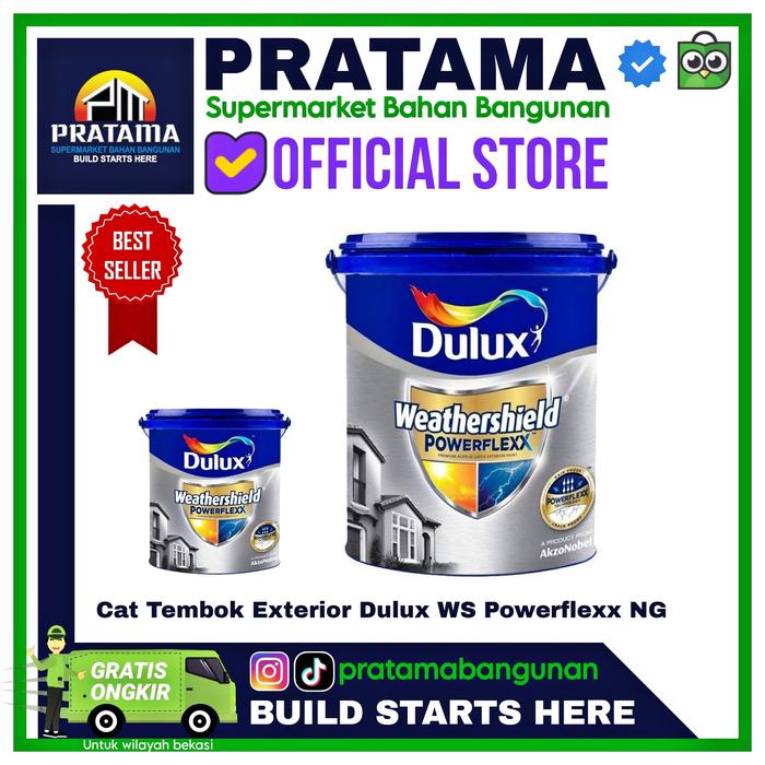 Jual CAT TEMBOK DULUX WEATHERSHIELD POWERFLEXX NG BISA CUSTOM WARNA ...