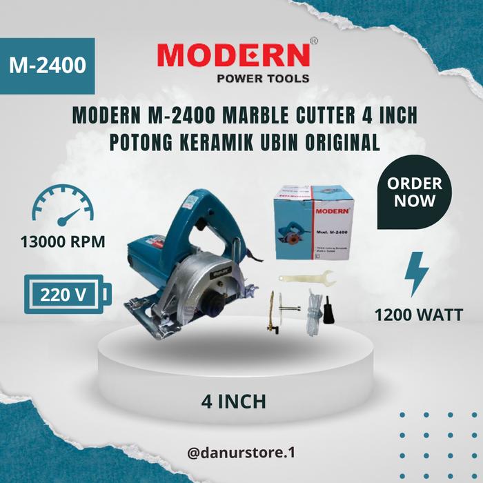 Jual MODERN M-2400 Marble Cutter 4 Inch Potong Keramik Ubin - Kota ...