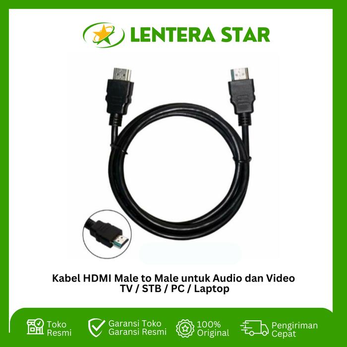 Jual Kabel HDMI Male to Male untuk TV / STB / Laptop / PC - Kota ...