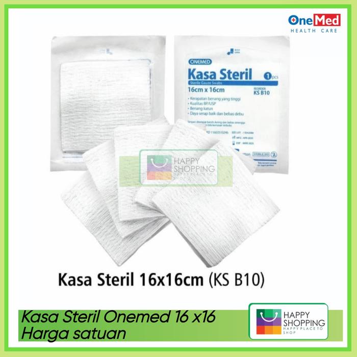 Jual Kasa Steril OneMed 16x16 Kassa Hidrofil Sterille One med Eceran ...