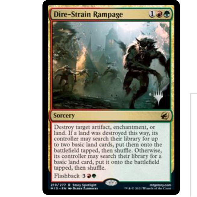Jual Dire-strain rampage Stamp | MTG TCG - Kota Surabaya - zenith ...
