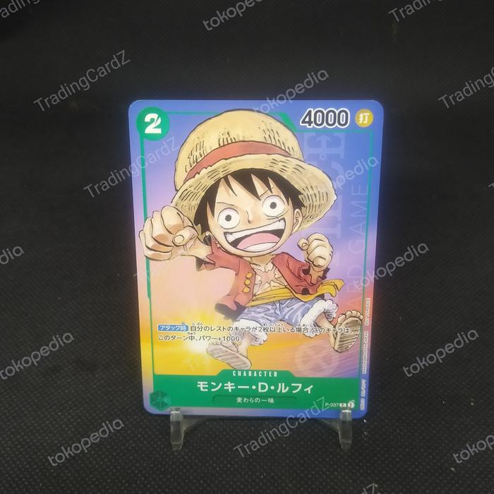 Jual TCG One Piece PROMO Card Saikyo Jump 6/2023 Monkey D Luffy #P-037 - Jakarta Utara ...