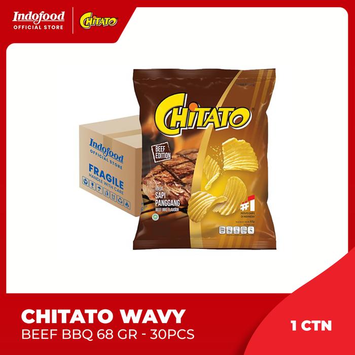 Promo 1 ctn - Chitato Wavy Beef BBQ 68 gr - Kota Tangerang Selatan ...