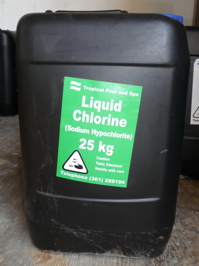 Jual Liquid Chlorine 25kg | Obat Kolam - Kota Denpasar - Tropical Pool ...