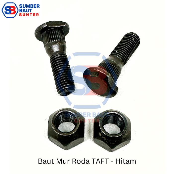 Jual BAUT MUR RODA TAFT F70 GT HILENE ROCKY Hub Bolt Nut - Hitam ...