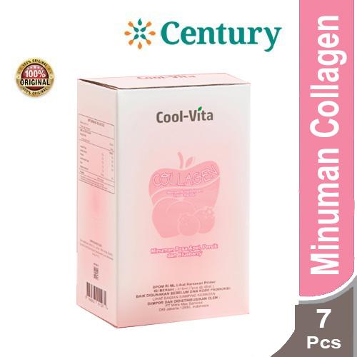 Jual COOL VITA COLLAGEN RASA APEL, PERSIK & BLUEBERRY 315ML 7 PCS @45ML ...