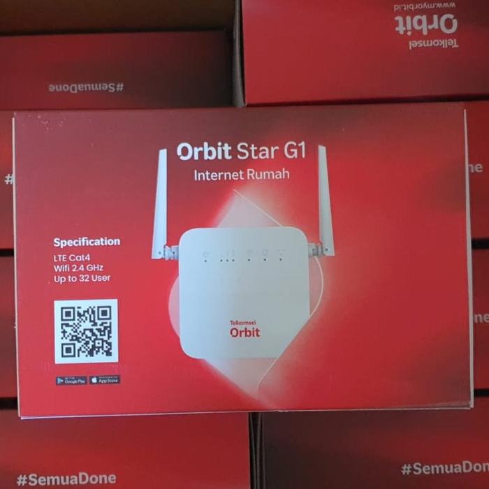 Jual Orbit Star G1 Modem Wifi Home Router Telkomsel 4g High Speed Di Seller Velvet Store ...