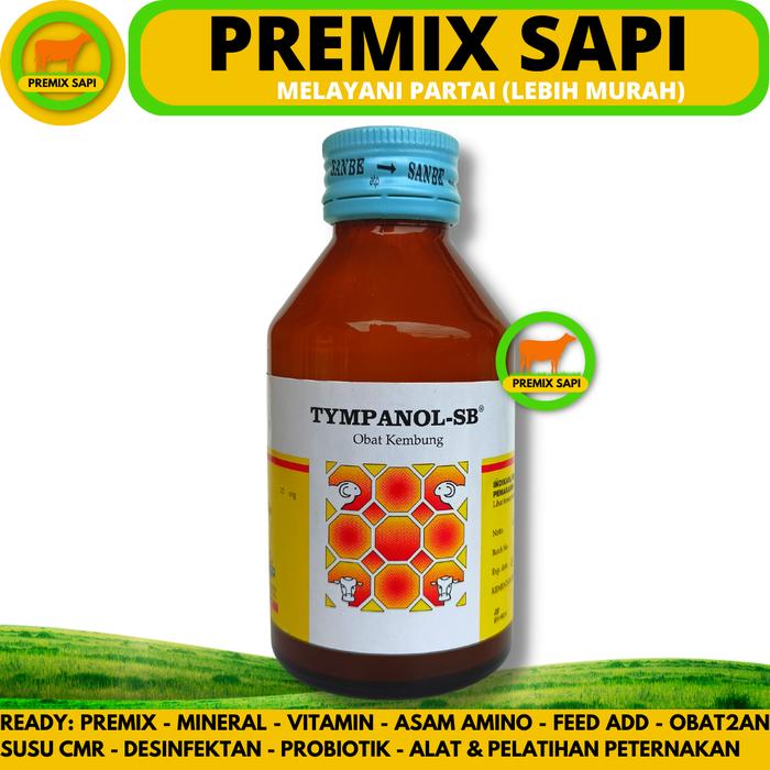 Jual TYMPANOL SB 100ml - obat kembung bloat sapi kambing domba ternak ...