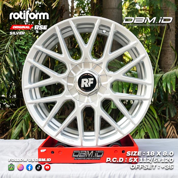 Promo Velg ROTIFORM RSE R18 18x8.0 5x112 5x120 5x114.3 Mercedes Benz ...