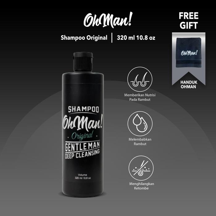 Promo Oh Man! Shampoo Original 320ML FREE HANDUK OHMAN - Jakarta Barat ...