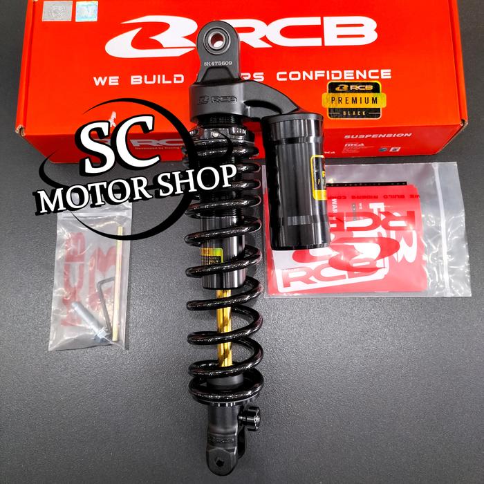 Jual Shock RCB premium MB-2 plus click rebound black series 340mm vario ...