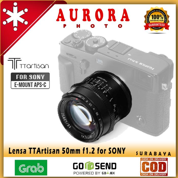 Jual TTArtisan 50mm f1.2 E Mount TT Artisan Sony FIX Mirorrless A6000 ...