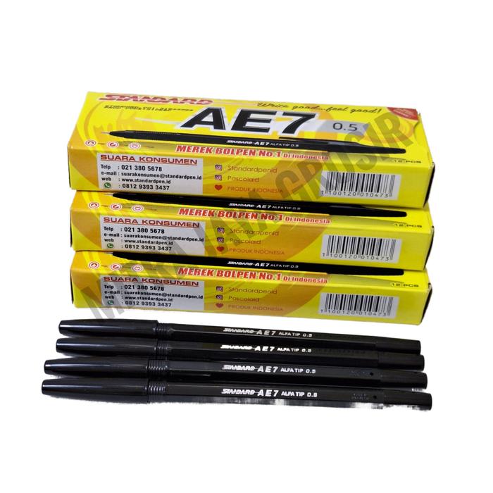 Jual 1 Lusin Pena Standart AE7/Pulpen/Bolpoint/Ballpoint - Kota Medan ...