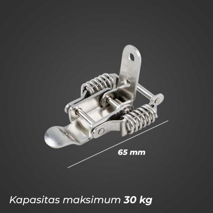 Jual Kancing Kunci Spring Loaded Latch Toggle Catch Hasp Material Besi ...